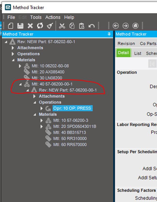 Method Tracker - Wrong Mtl Rev - Kinetic ERP - Epicor User Help Forum