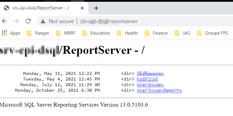 First Kinetic 2021.2 build - SSRS Web Portal URL not valid - Kinetic ERP - Epicor User Help Forum