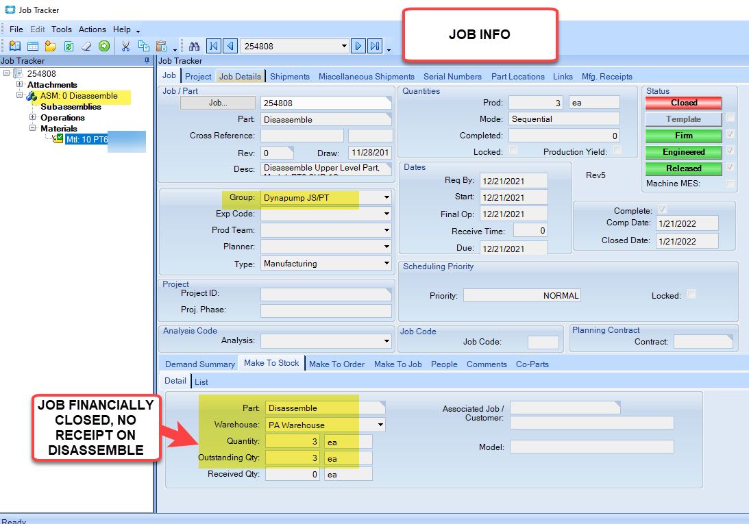 Rework Jobs - Epicor ERP 10 - Epicor User Help Forum