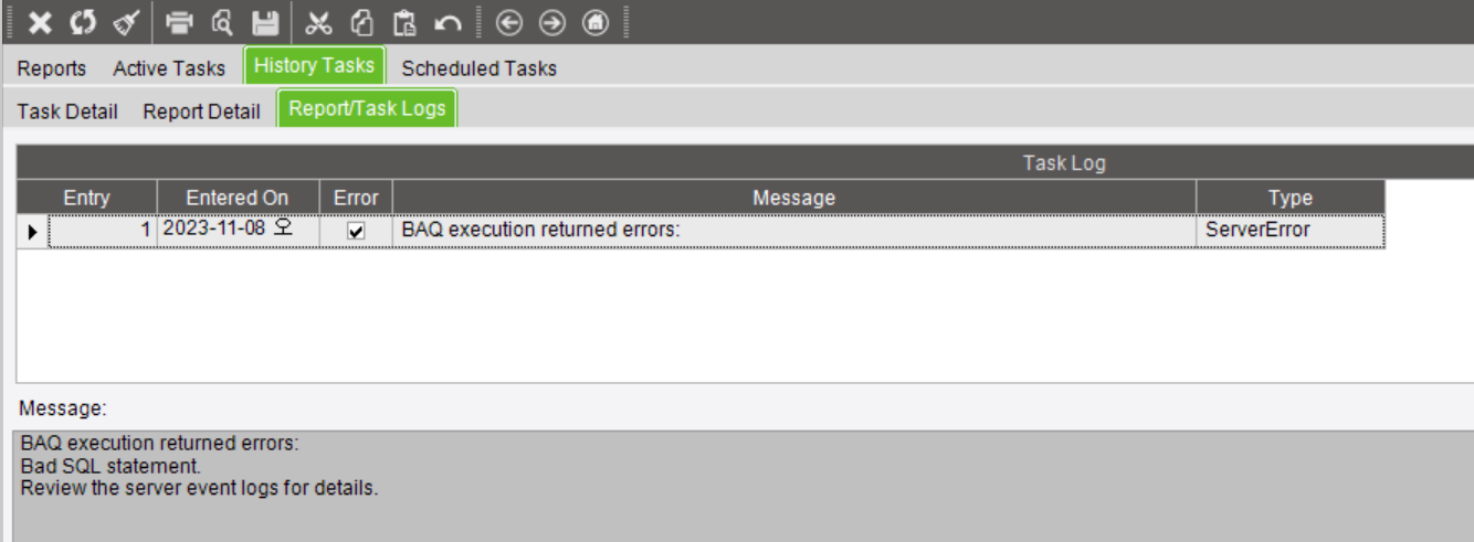 Customization field of BAQ Report in Menu maintenance - Kinetic ERP ...