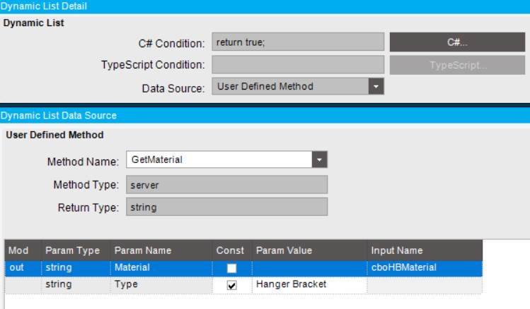 Configurator Dynamic List from Code - Epicor ERP 10 - Epicor User Help ...